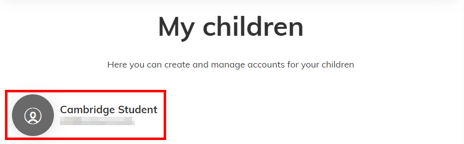 My child has forgotten their password. Can I help? – Cambridge One
